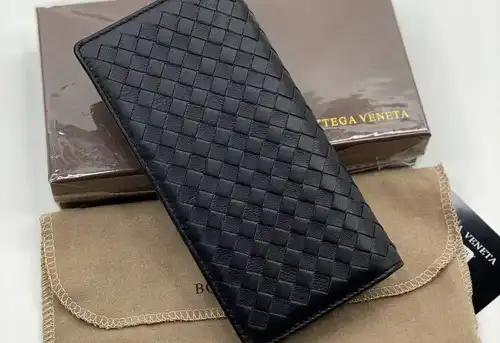 Кошелек мужской bottega veneta кожаный