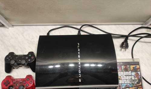 Sony Playstation 3 + 2 джойстика + GTA V