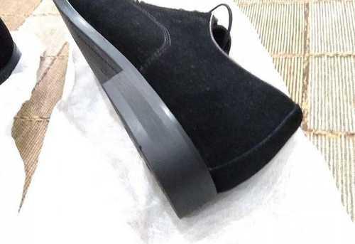 Туфли замшевые мужские черные размер 41