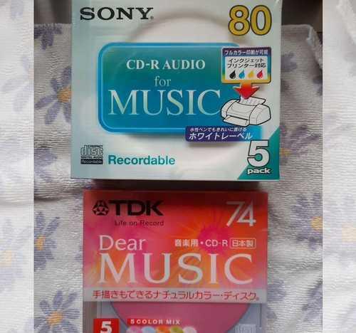 CD-R Music болванки из Японии Sony/TDK