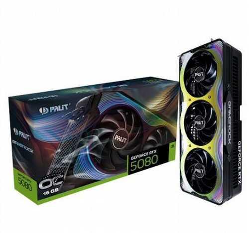 Видеокарта Palit RTX 5080 gamerock 16gb