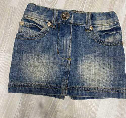 Юбка джинсовая 86-92