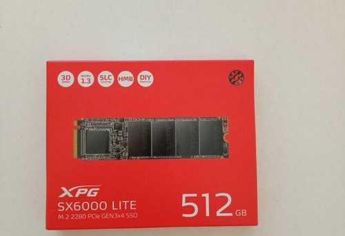 512 гб SSD M.2 накопитель adata XPG SX6000 Lite