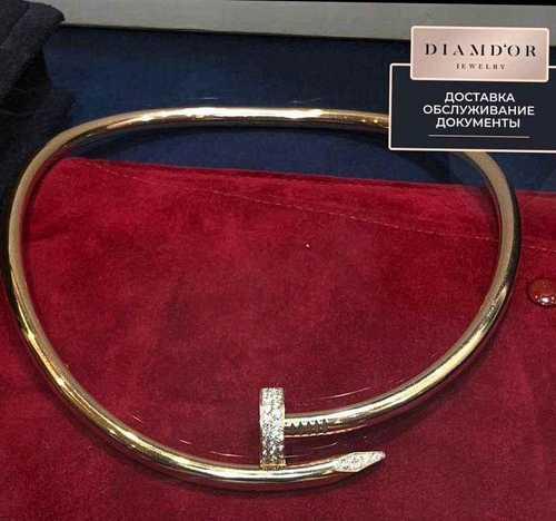 Колье Cartier золото, бриллианты 2,16 ct