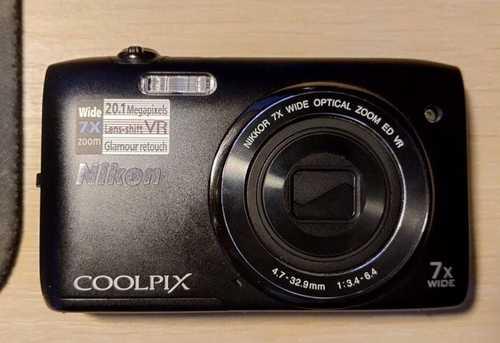 Компактный фотоаппарат Nikon Coolpix S3500