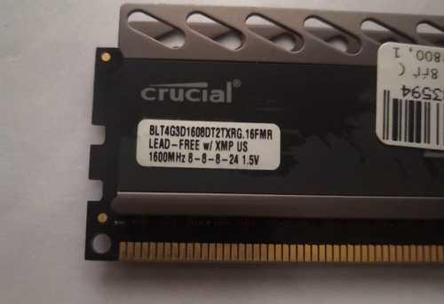 Crucial ballistix ddr3 8Gb