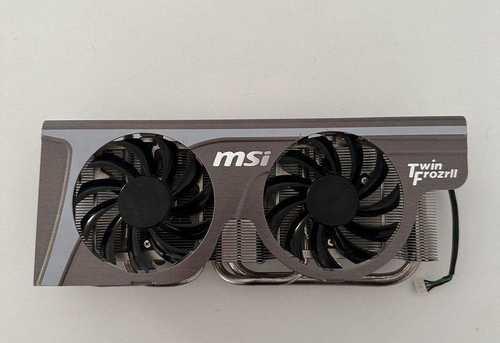 Охлаждение для MSI GTX 560 Ti Twin Frozr II