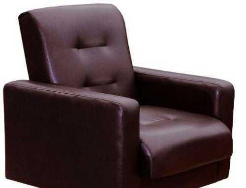 Кресло Аккорд экокожа коричневая арт211 спб