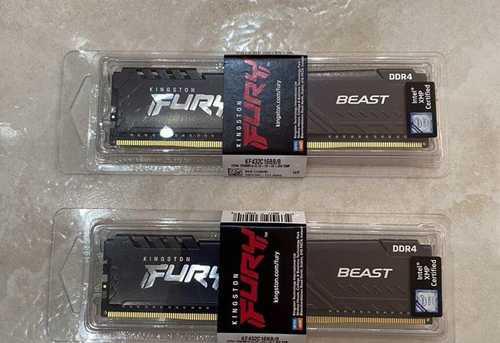 Kingston fury beast black 16GB DDR4 3200MHz