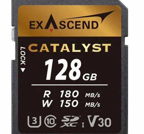 Карта памяти Exascend sdxc Catalyst 180/150 128GB