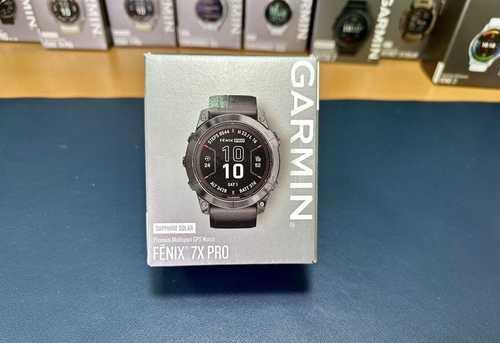 Garmin Fnix 7X Pro Sapphire Solar Carbon RUS