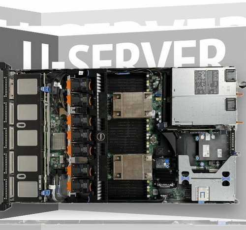 Сервер Dell R630 10SFF 2*2620v4 64G H730pm 2*750W