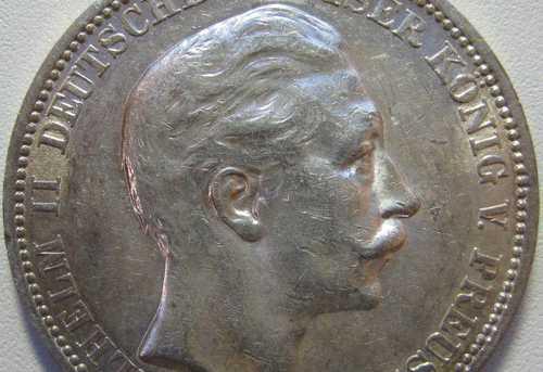 Германия Пруссия 3 марки 1910, 1912 Вильгельм II