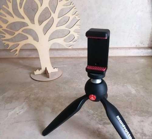 Штатив Manfrotto с держателем смартфона mkpixicla