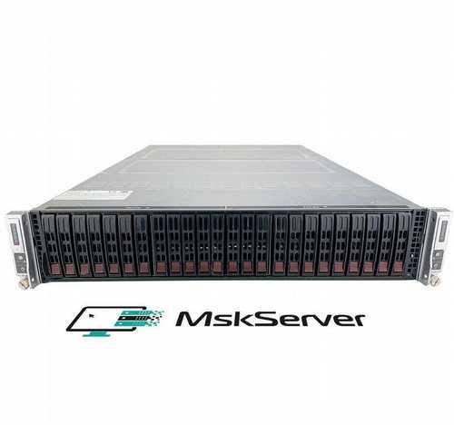 Сервер Supermicro 2028TP-HC1R 2x E5-2687Wv3 16Gb