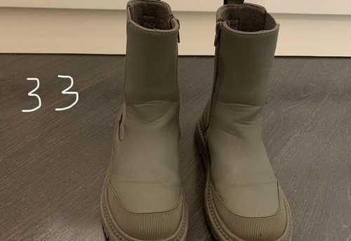 Ботинки zara для девочки 33
