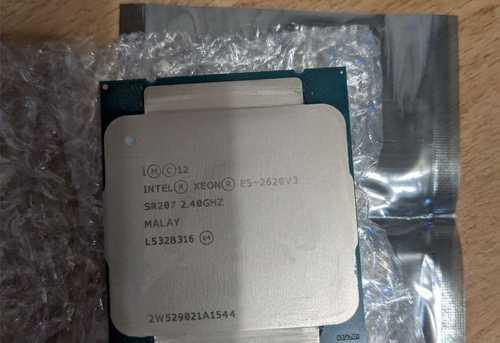 Процессор 6 ядер/12 потоков Xeon 2620v3