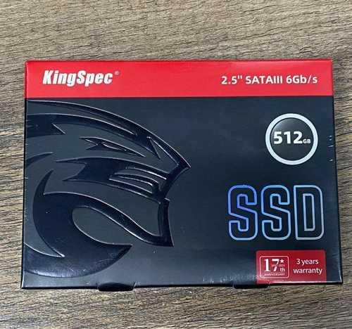 Новый Ssd 512gb