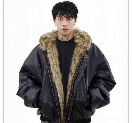 Шуба Faux Fur Balenciaga type y2k