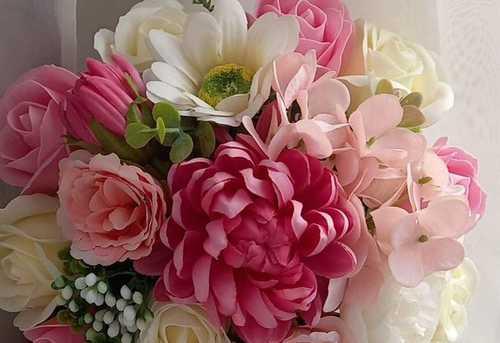 Букет,цветы,мыльные розы,подарок ко дню матери