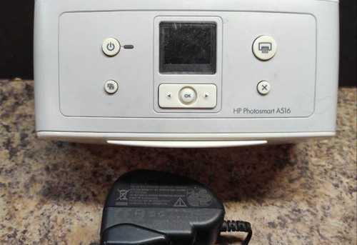 Компактный фотопринтер HP Photosmart A516