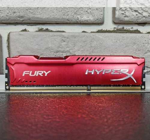 Оперативная память DDR3 8GB (Fury Red / 1866MHz)