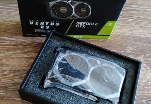 GeForce GTX 1660 ventus XS OC 6гб gddr5