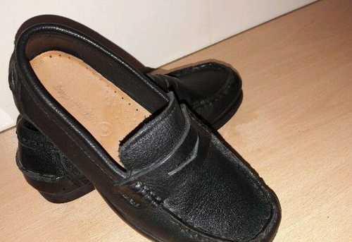 Обувь, ботинки, кожаные мокасины для мальчика zara