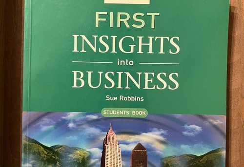 First insights into business. Sue Robbins