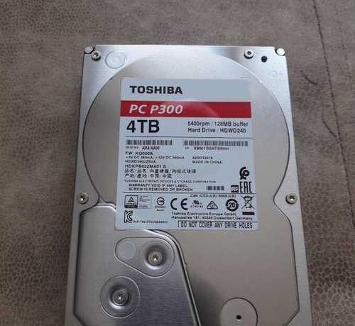 Жесткий диск Toshiba P300 4 тб hdwd240uzsva