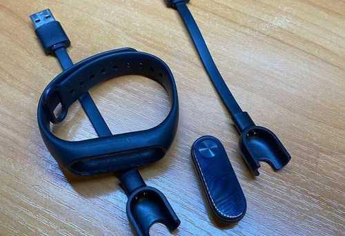 Фитнес-браслет Xiaomi Mi Band 2 + зарядки +браслет