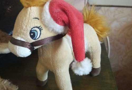 Мягкая игрушка лошадка