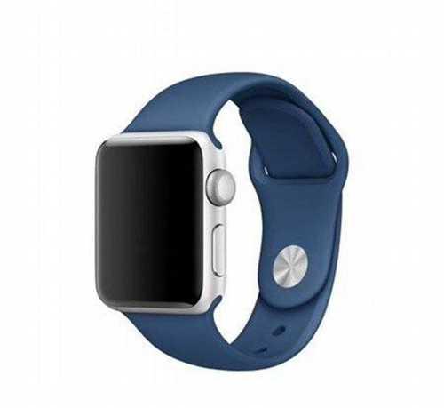 Ремешок силиконовый для Apple Watch 38/40mm (синий