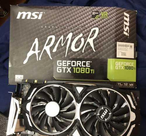 Видеокарта MSI Armor GTX 1080ti