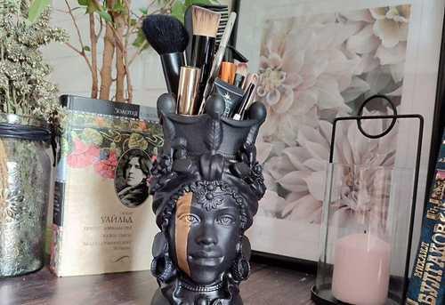 Интерьерная декоративная ваза-кашпо