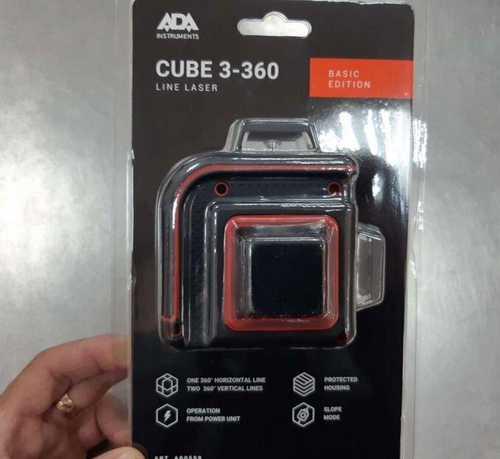 ADA cube 3-360 Basic Edition нов, лазерный уровень