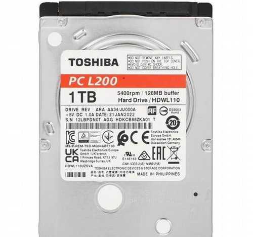 Жесткий диск Toshiba L200 1тб