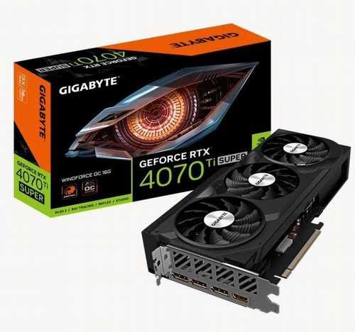 Видеокарта Gigabyte RTX4070Ti super 16GB