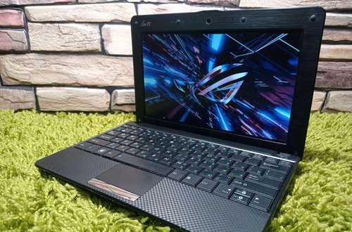 Полностью рабочий нетбук Asus 2ядра 2гб экран 10"