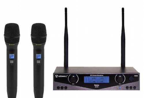 Radiowave UHM-802 радиосистема с 2 ручным микрофон