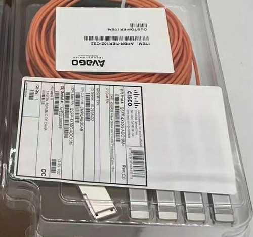 Кабель Cisco qsfp-4X10G-AOC10M 1,2,3,5,7,10метров