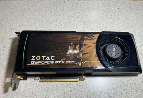 Видеокарта zotac GeForce GTX 580 3gb