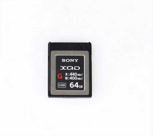 Sony 64GB G Series XQD Карта памяти