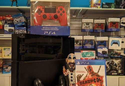 Sony PlayStation 4 Fat + Deadpool + Dualshock 4