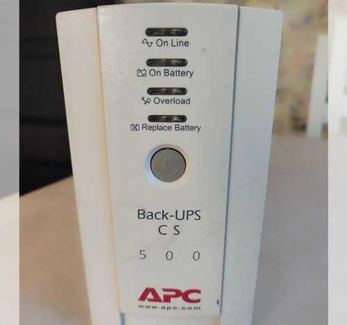 Ибп бесперебойник apc back ups cs 500