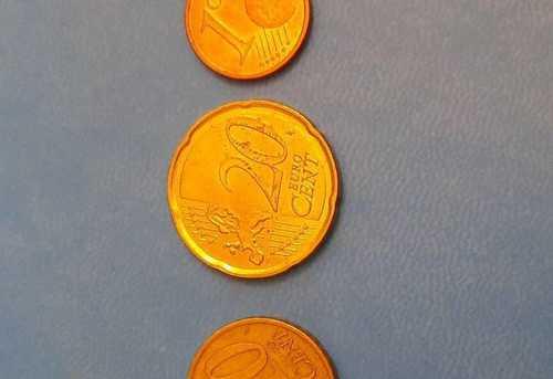Евро центы, 20, 10, 1