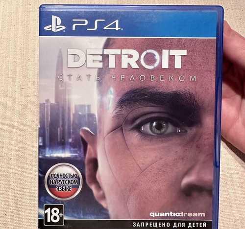 Detroit become human ps4, диск без царапин