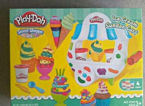 Набор для лепки Play Doh фабрика мороженого