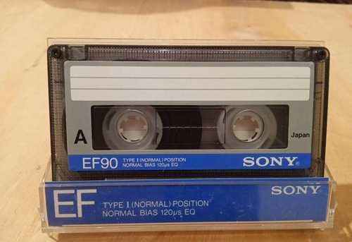 Аудиокассеты Sony EF90 с записью оригинал Япония