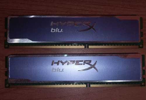 Оперативная память Kingston hyperx blu 2x4GB